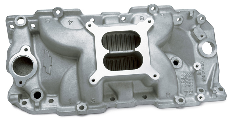 Chevy Big Block Intake Manifold, Oval Port ( Holley Carburetors): GM ...