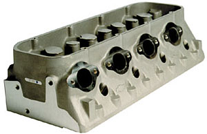 Semi-Machined Splayed-Valve Al. Cylinder Head: GM Performance Motor