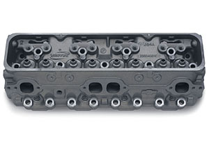 Bow Tie Small Port Cast Iron Vortec Bare Cylinder Head, 185cc Intake ...