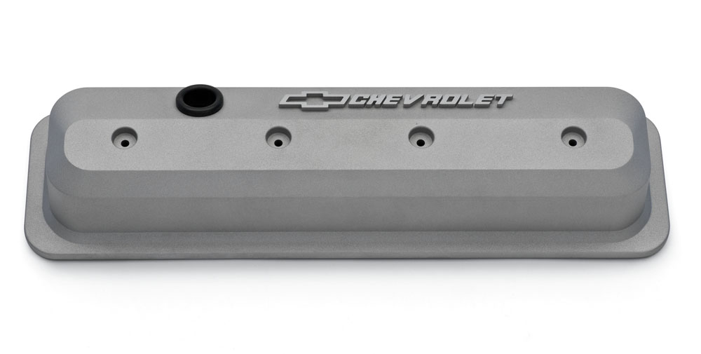 Natural Gray Slant-Edge Valve Covers: GM Performance Motor