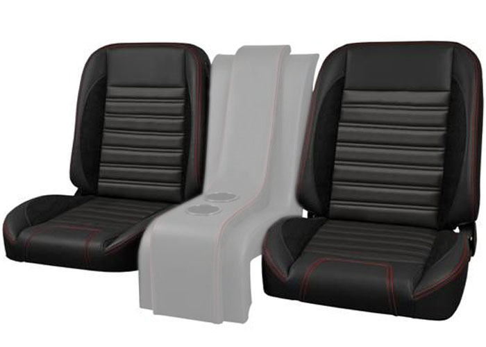 Brothers Trucks Bucket Seats Sport - Black with Black Stitching: GM ...