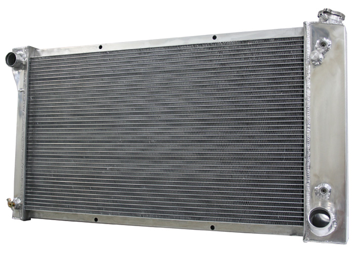 Brothers Trucks Aluminum Radiator - Auto - V8 - 4 Row: GM Performance Motor