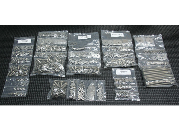 Brothers Trucks Complete Bed Bolt Sets - Polished Stainless - Short ...