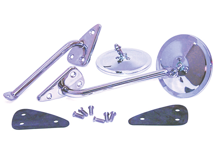 Brothers Trucks Mirror Set - Stainless - Round and Smooth: GM ...