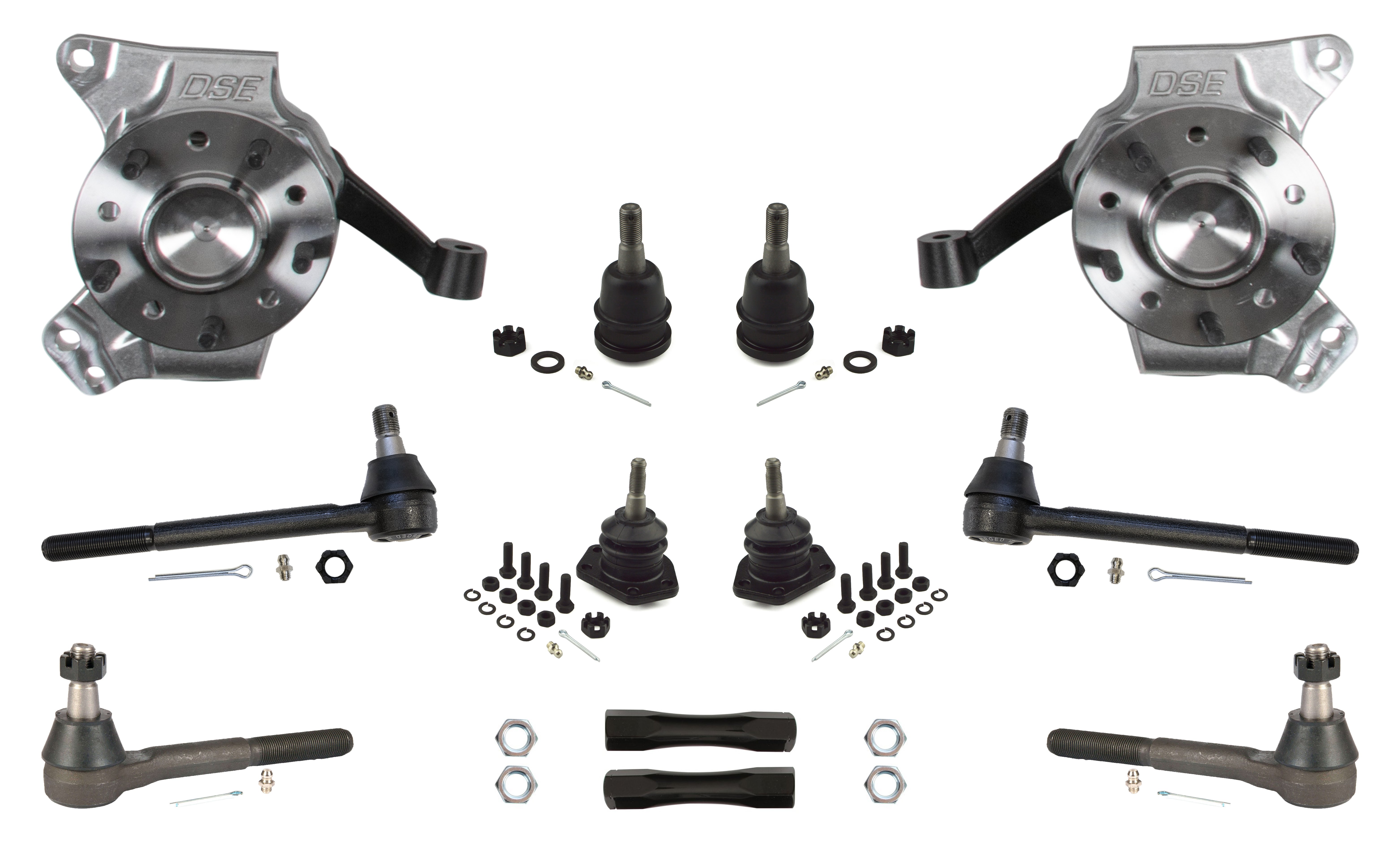 Detroit Speed - Front Drop Spindle Kit: GM Performance Motor