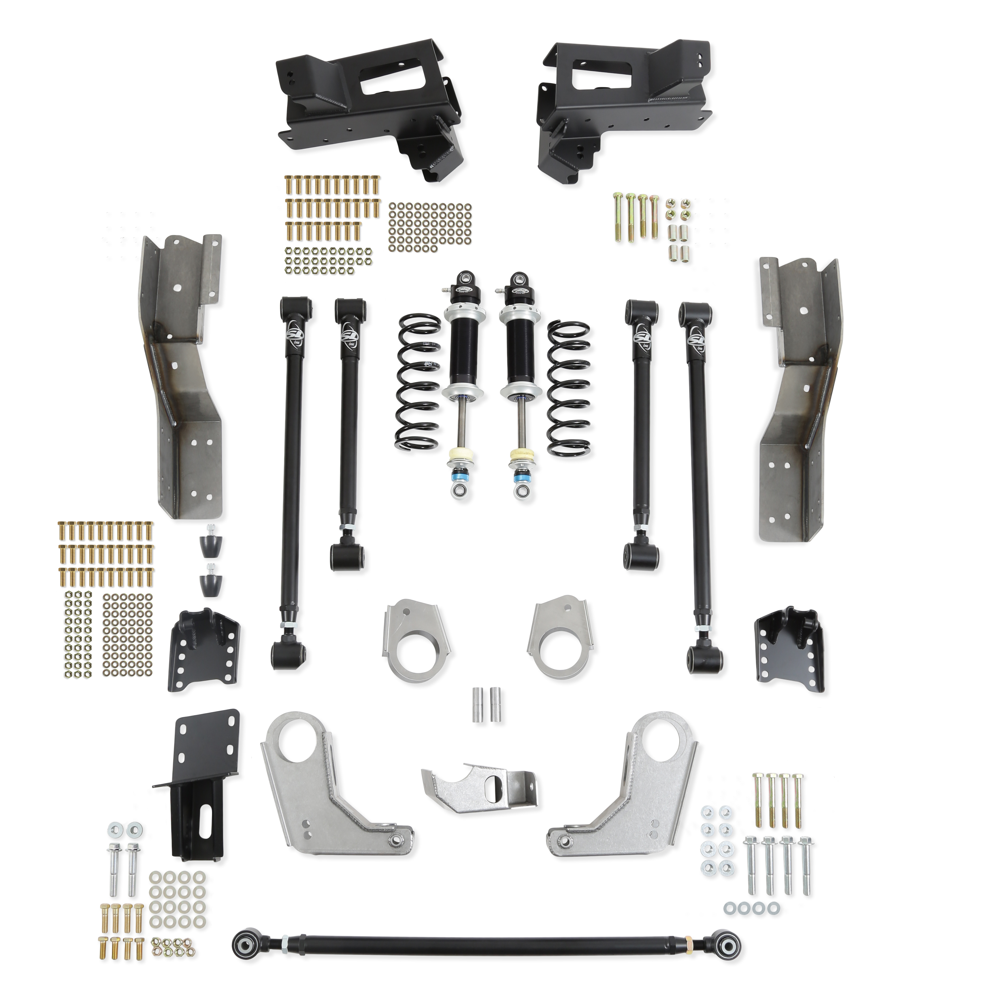 Detroit Speed QUADRALink Rear Suspension Kit - Single Adjustable Shocks ...