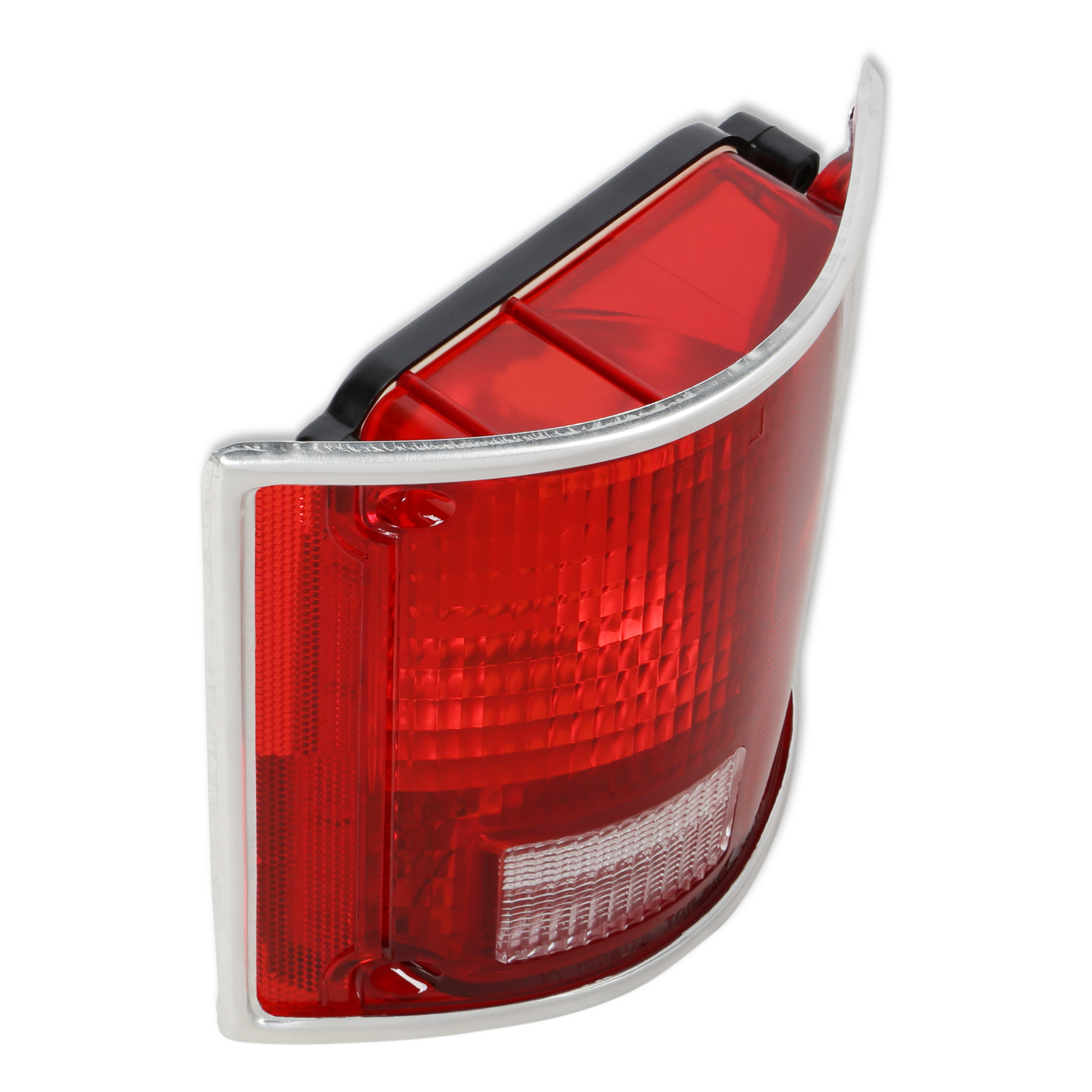 Holley Classic Trucks C/K Tail Lamp Lens & Housing - w/ Chrome Trim ...