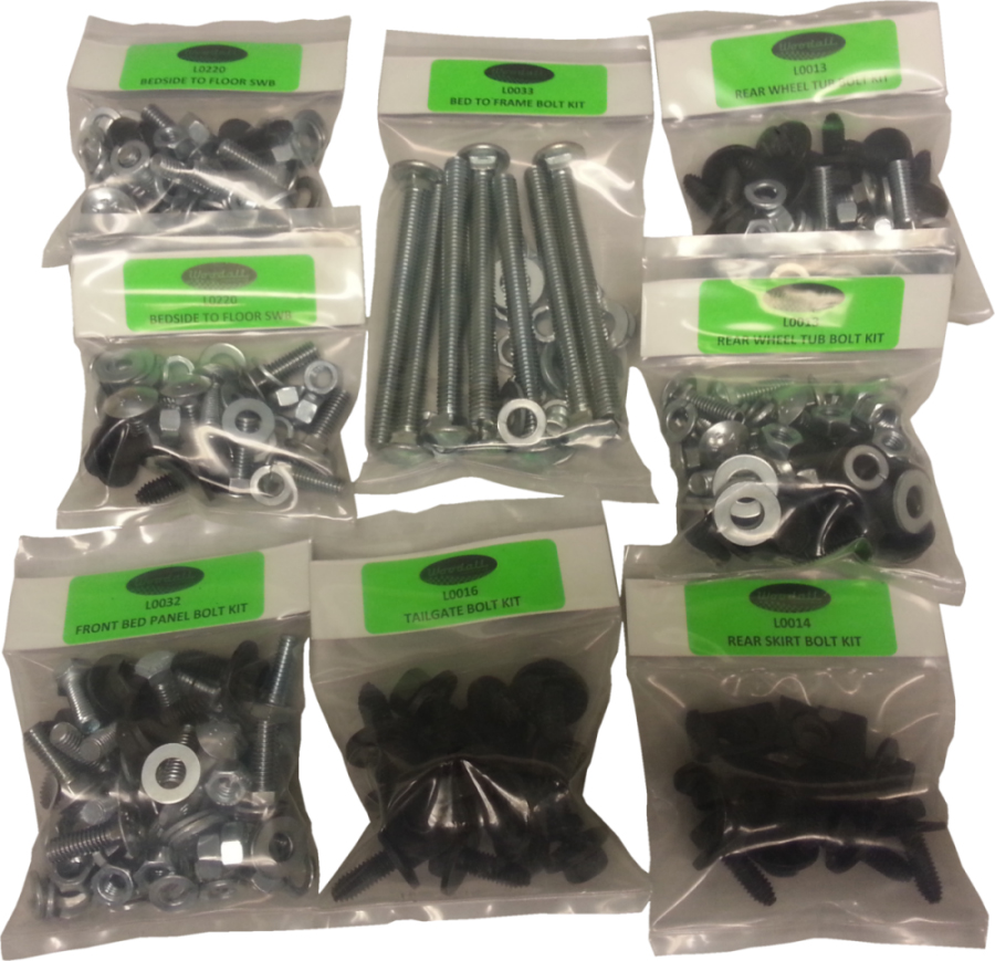 Holley Classic Trucks BED BOLT KIT w/ METAL FLOOR: GM Performance Motor