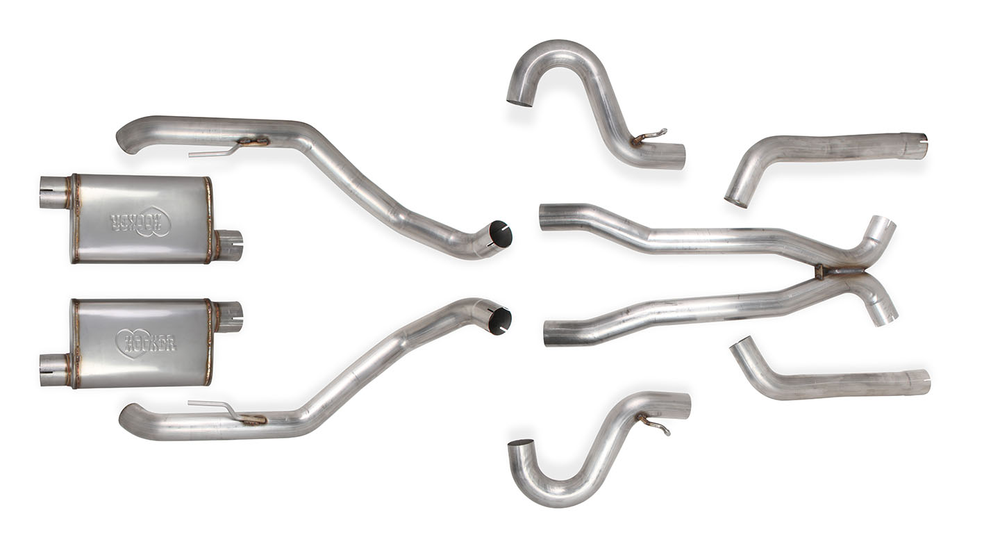 1964-67 GM A-BODY EXHAUST SYSTEM, 3 IN, 304SS: GM Performance Motor